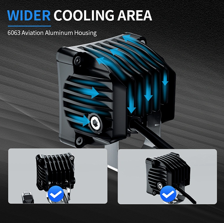 LED DRIVING LIGHT FOG LIGHT SUIT RECON BAR 30W PAIR – SLX 4x4