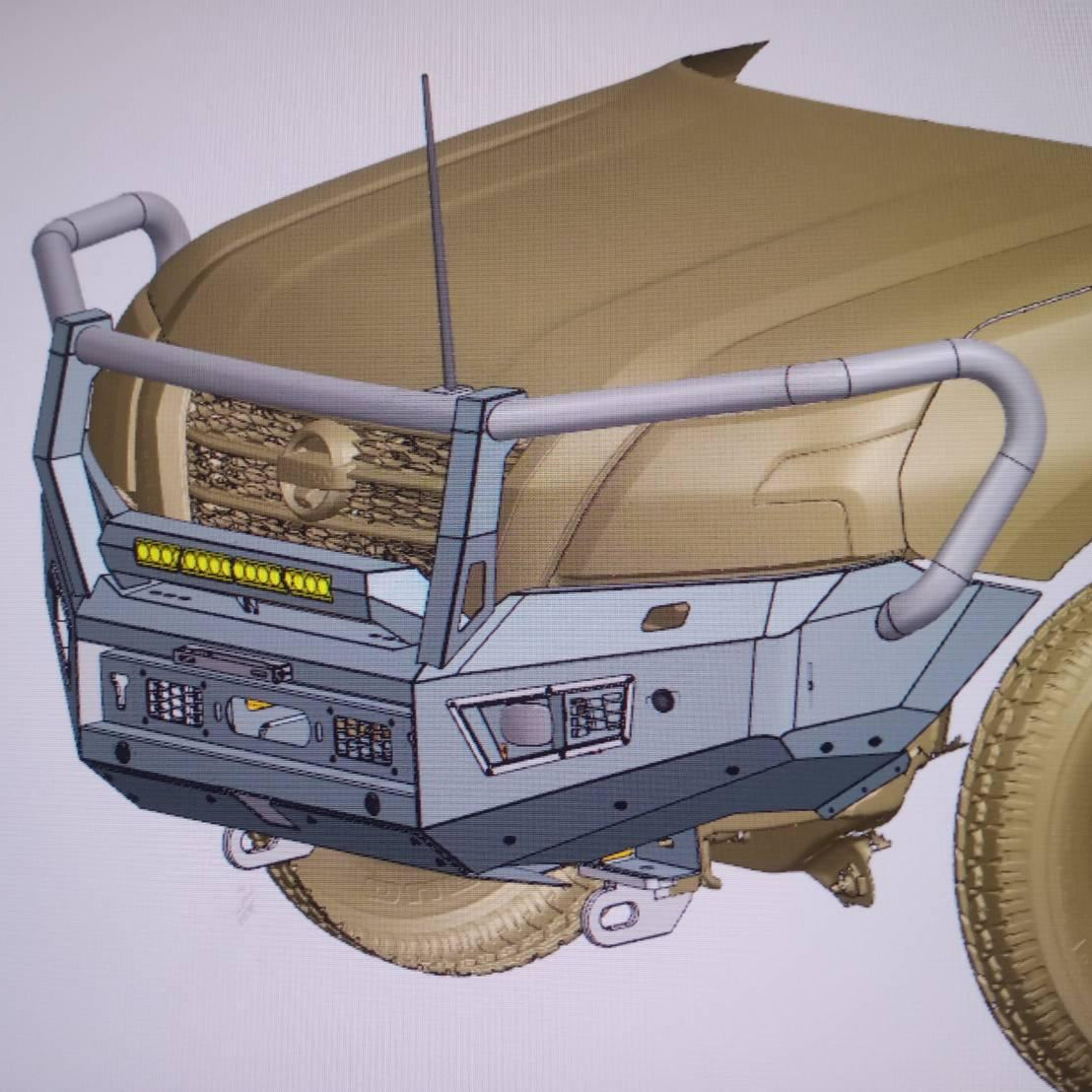 Extreme Series Bullbar X-1 Nissan Y62 Patrol S5 GEN-X Triple Loop Bull ...