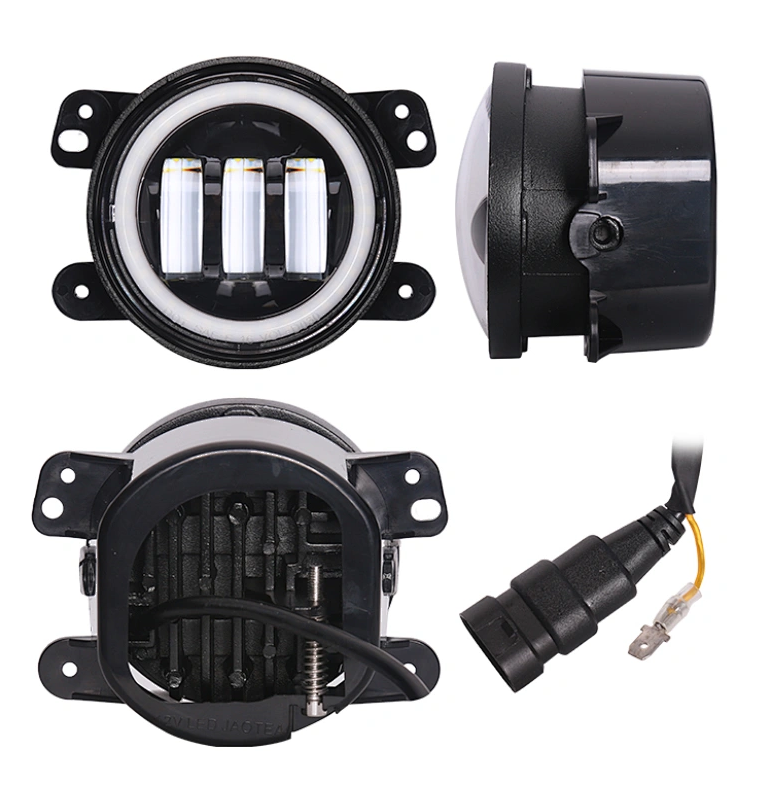 4 inch LED fog light suit Recon or Extreme Series bullbar Inbuilt indi ...